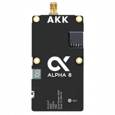 China AKK ALPHA8 5.8Ghz Wireless Video Transmitter 48g Lightweight 80CH FPV Video Transmitter for Racing Drones FPV Drone Accessories for sale