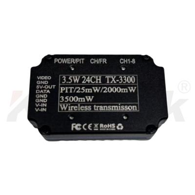 Китай 3.3 ГГц 3.5 Вт 24CH сверхлегкий аналоговый видеопередатчик FPV 24.5 г для гоночных дронов продается