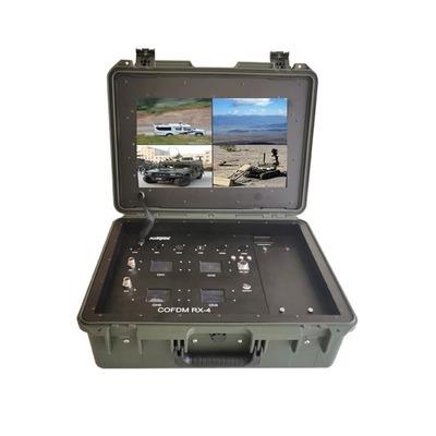 China 4 Channel COFDM Video Receiver with 17in LCD and 1TB Storage for sale