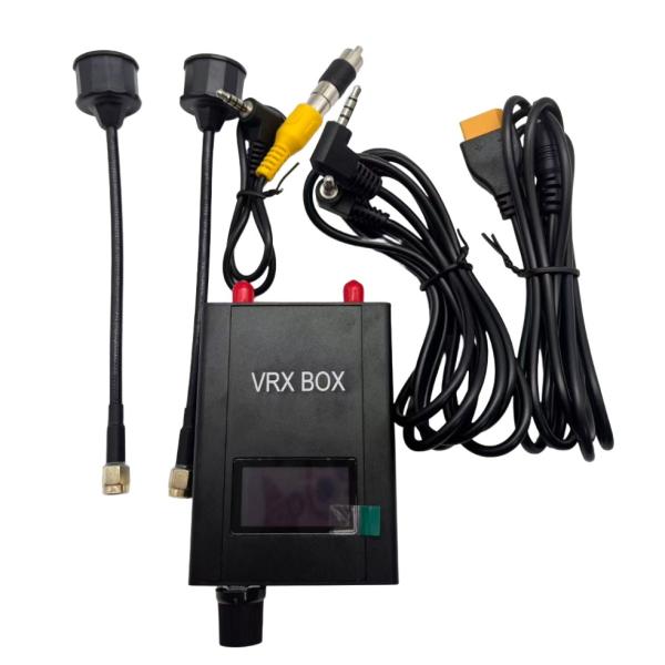 Quality Ultra Long Range 6.1-7.2Ghz 6110MHz-7210MHz 64CH VRX FPV Video Receiver for sale