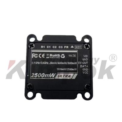 China Kimpok 2.5W 4.9G–5.8GHz Analog Video Transmitter Compact Lightweight Long-Range FPV VTX for sale