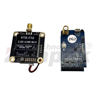 China 2.2G 4.5W FPV VTX Video Transmitter with 8 Channels for Stable Drone Image Transmission for sale