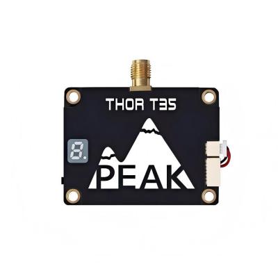 China Ultra Long Range Flight PeakFPV Thor T35 3-4.9GHz 3W VTX Drone Accessory Video Transmitter Switchable Power 25mW\200mW\500mW\1000mW\3000mW FPV VTX 3000MHz-4938MHz 64CH Image Transmission Low Latency for sale