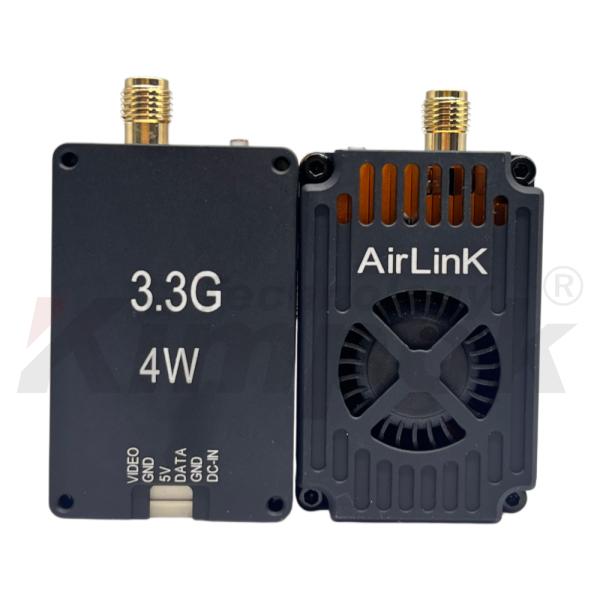 Quality 3.3Ghz 4W UAV Video Transmitter 3.3G 16CH FPV VTX for FPV RC Drone Long Raneg Transmission for sale