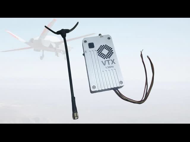 60 km 1,5 GHz 5W UAV FPV VTX Drone Video Transmitter 8 kanalen 12-36V