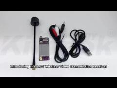 Приемник беспроводной видеопередачи 3.3G, сверхлегкий дизайн 12.5 г, питание 7-36 В, предназначен для моделей FPV