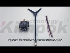 Trasmettitore di trasmissione video wireless per simulazione drone ultra potente da 1,7G 6W Goditi l'esperienza FPV definitiva