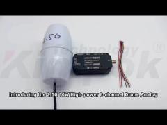 安定した長距離伝送のための2.5G 10Wドローンワイヤレスビデオトランスミッター