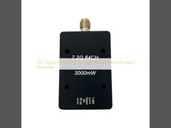 T67 7.2GHz 3W 64CH VTX - 高出力ドローンFPVビデオトランスミッター