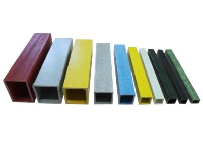 China Korrosionsbeständige Profile aus Glasfaser in rechteckiger Rohrform für Gebäudestrukturen zu verkaufen