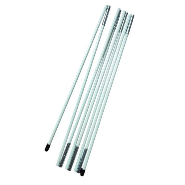 Quality Outdoor High Strength Fiberglass Pultruded Tube FRP Camping Tent Pole for sale