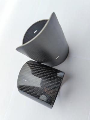 Cina Tubo di fibra di carbonio di grande diametro avvolto per tubo di scarico per automobili in vendita