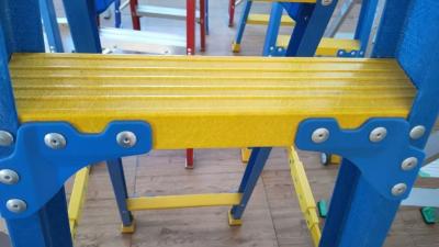 Cina Isolamento Nuovo tipo Scala in fibra di vetro pura FRP Scale in fibra di vetro in vendita