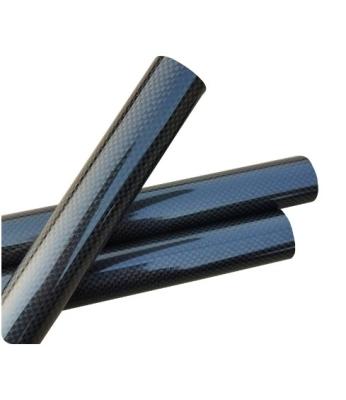 Cina Tubo rotondo in fibra di carbonio avvolto in 3K per accessori di macchine di protezione delle piante in vendita