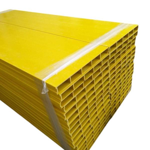 Quality Anti Slip Shaped Profiles Fiberglass Deck Boards For Walkway Platform for sale