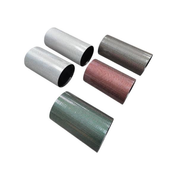 Quality Custom High Strength Wrapped Color Carbon Fabric Tube Carbon Fabric Roll Wrapped for sale