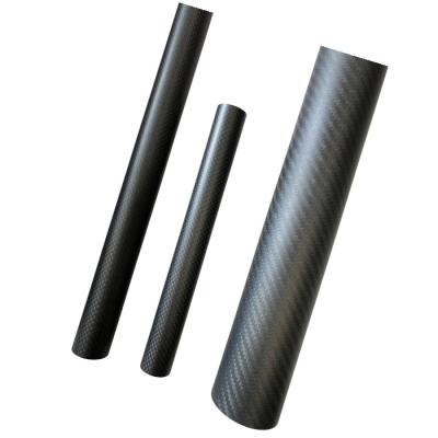 China Rápido y resistente al desgaste Tubo redondo de fibra de carbono envuelto para herramientas Equipos en venta