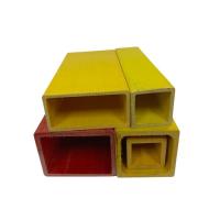 Quality FRP Pultruded Shaped Profiles GRP Rectangular Tube Structural Profile Corrosion for sale
