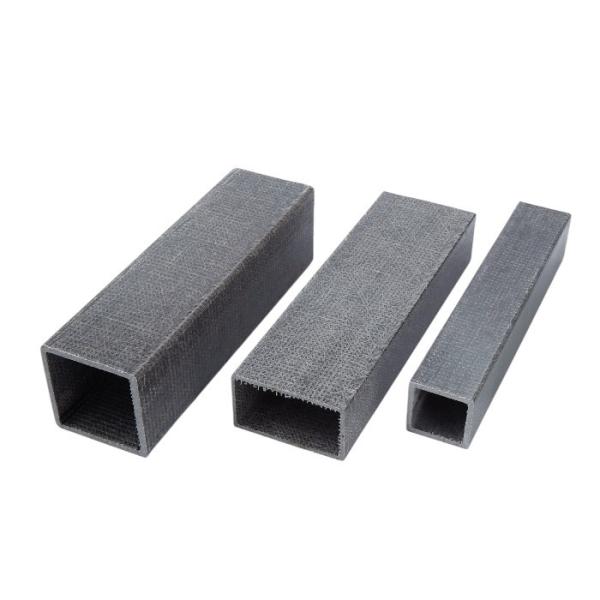 Quality Structural Reinforced Shaped Profiles Pultrusion GRP Fiberglass Rectangular Pipe for sale