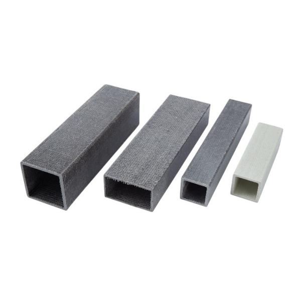 Quality Structural Reinforced Shaped Profiles Pultrusion GRP Fiberglass Rectangular Pipe for sale