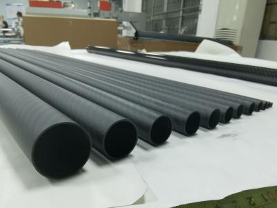 Cina Tubo in fibra di carbonio 3k Matt Spessore della parete superficiale 1 mm Calibro 5 mm-35 mm RC Modelli di aerei Accessori in vendita