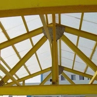 China Anticorrosivo FRP tubo quadrado impermeável e isolamento térmico tamanho personalizado para marinha / química / construção à venda