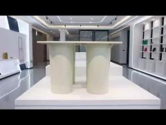 SMC Componentes de fibra de vidro FRP Modelo de construção Waffle Slab para fábrica livre de poeira