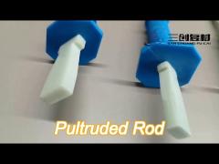high strength pultruded rod fiberglass frp wall thermal insulation connector pin
