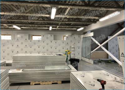 Cina Locale senza polvere senza polvere del lamiera galvanizzato 50Hz, stanza pulita modulare di flusso laminare 63dB in vendita