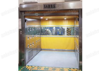 Cina Stanza della cascata di particelle 2.3KW, cascate di particelle del locale senza polvere del flusso d'aria circondate altezza di 2180mm in vendita