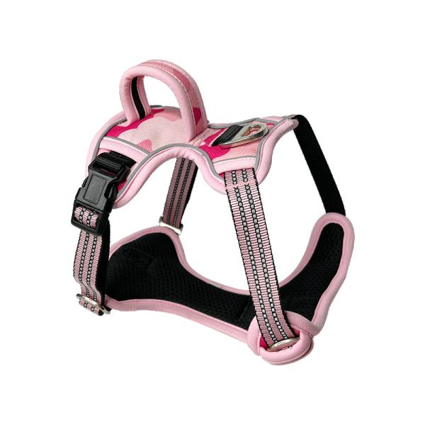 Quality Soft padded adjustable cat harness featuring reflective strips for enhanced visibility and safety during nighttime walks for sale