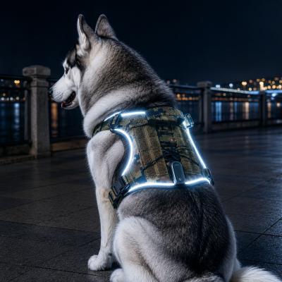 China Soft Padded Dog Harness Adjustable Straps Durable Breathable Mesh Design Perfect for Daily Walks and Outdoor Activities for sale