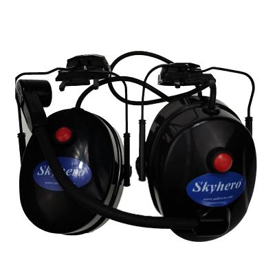 China Paramotor helmet headset with Dynamic noise cancelling or electret microphone high noise cancelling for sale