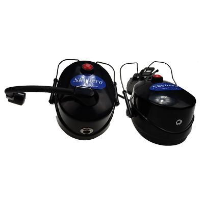 China Paramotor helmet headset with Dynamic noise cancelling or electret microphone high noise cancelling for sale