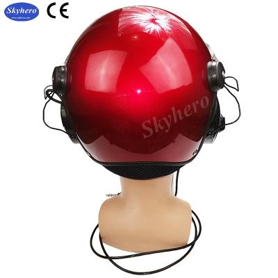 China Red color PPG Helmet/Paramotor Helmet With Full Headset EN966 Paramotoring GD-C01-S6 for sale