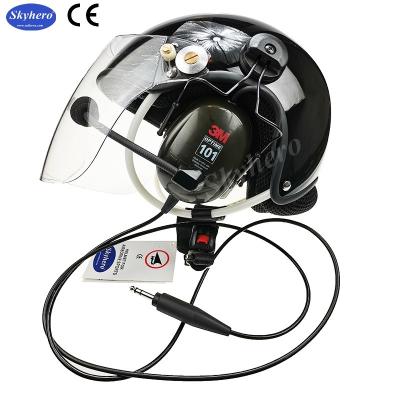 China EN966 Paramotor helmet with high noise cancel headset Powered paragliding helmet PPG helmet for sale