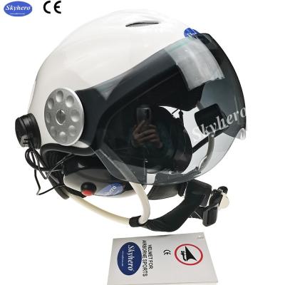 China En 966 Standard Powered Paragliding Helmet  Noise Cancel Paramotor Helmet Color Red Black White Blue Paramotor for sale