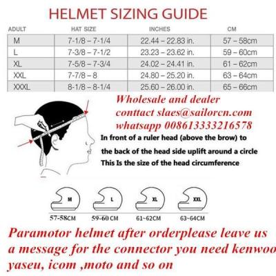 China Carbon Fiber Paramotor Helmet PPG Helmet Ony Helmet Headset EN966 Certificated 3M Paramotoring for sale
