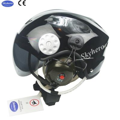China En 966 Standard Powered Paragliding Helmet  Noise Cancel Paramotor Helmet Color Red Black White Blue Paramotor for sale