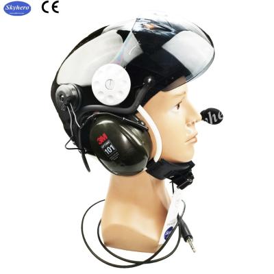 China En 966 Standard Powered Paragliding Helmet  Noise Cancel Paramotor Helmet Color Red Black White Blue Paramotor for sale