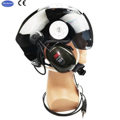 China En 966 Standard Powered Paragliding Helmet  Noise Cancel Paramotor Helmet Color Red Black White Blue Paramotor for sale