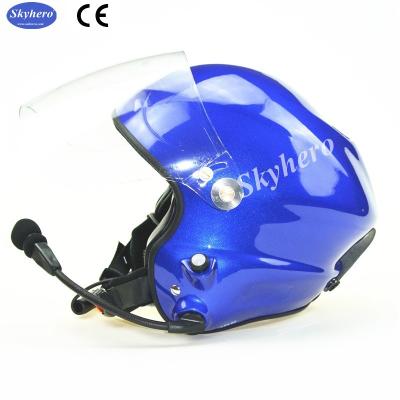 China Hot sale Noise cancel Powered paraglider helmet Blue paramotor helmet Color blue red black for sale
