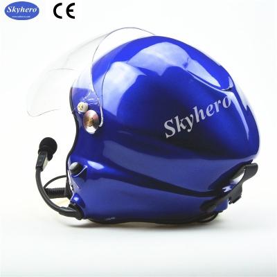 China Best PPG helmet/Powered paragliding helmet EN966 GD-G Blur Colour All size in sotck paramotor helmet blue red for sale