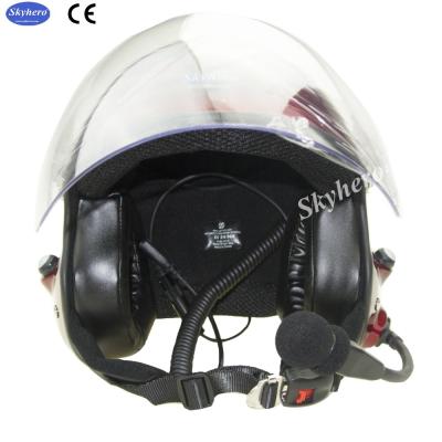 China Best PPG helmet/Powered paragliding helmet EN966 GD-G Blur Colour All size in sotck paramotor helmet blue red for sale