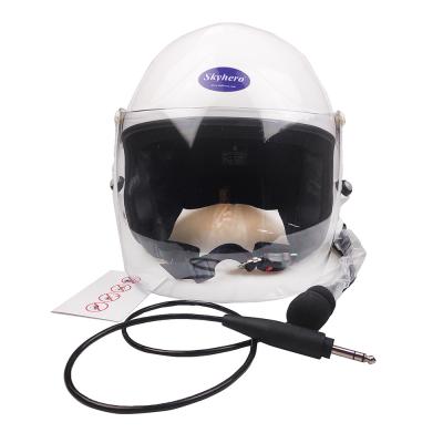 China Powered paraglider helmet PPG helmet white Paramotor helmet 820g+/-50g EN966 certificated blue red black grey for sale