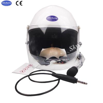 China Powered paraglider helmet PPG helmet white Paramotor helmet 820g+/-50g EN966 certificated blue red black grey for sale