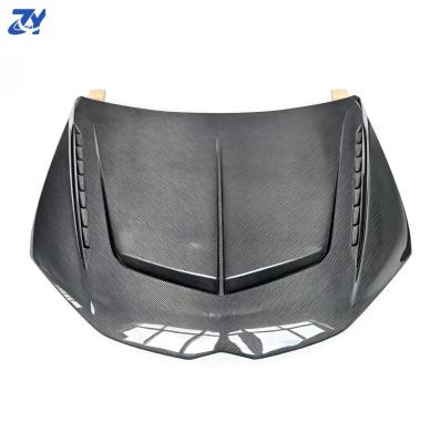 China 2024-2025 New Conditions for Lamborghini Dry Carbon Fiber Engine Cover with Ventilation Holes for sale