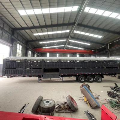 Cina Semi-remolchi in acciaio per il trasporto di bestiame e pollame per esigenze del cliente in vendita