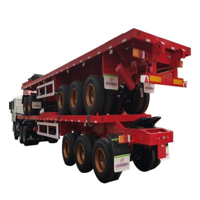 中国 15 作業日 生産時間 フラットベッド トラック 半トレーラー 軸 13T 14T 16T 18T 販売のため