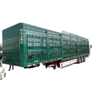 Cina Semi-rilegato Camione Relè Tipo 3 Assi Due Magazzini 50 Capelli Ferraglia per bestiame bovino in vendita